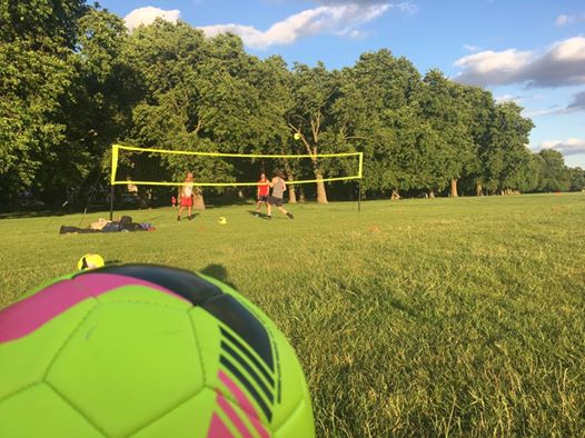 Ladies footvolley takes off in London – UK Footvolley Association