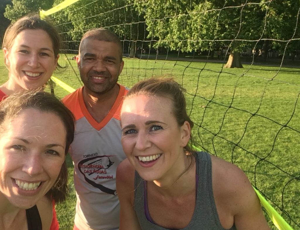 Ladies footvolley takes off in London – UK Footvolley Association
